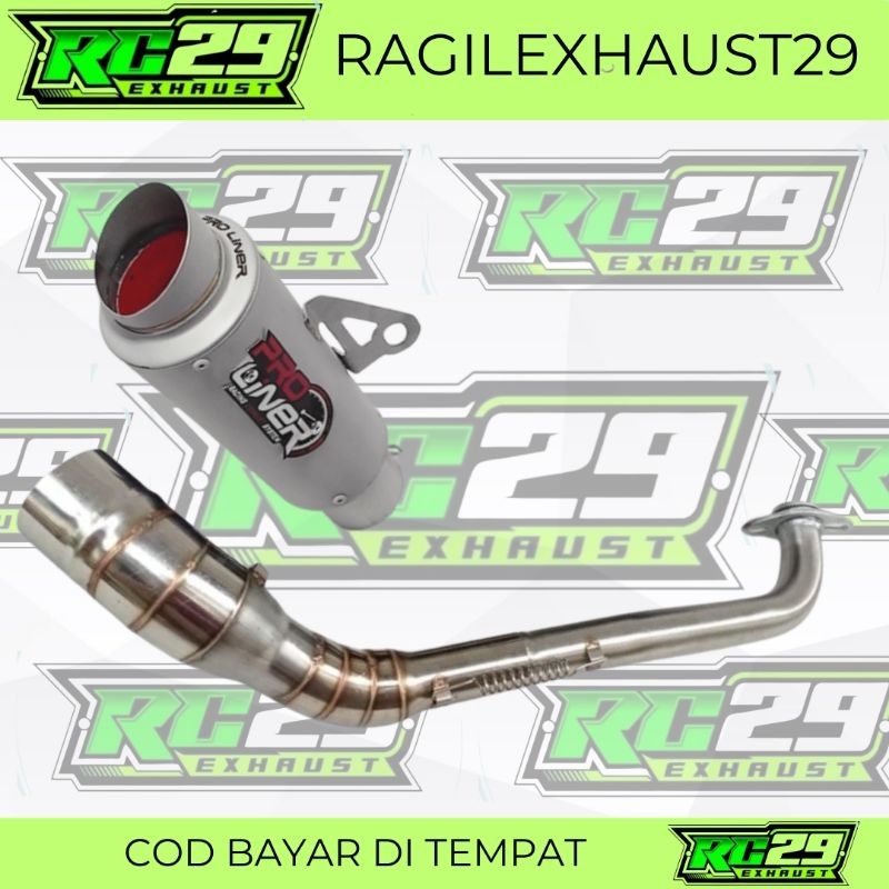Jual KNALPOT RACING PRO LINER TR 1 SHORT BEAT VARIO N-MAX PCX GENIO MIO SPACY SPIN FINO SCOPE ...