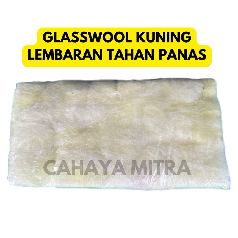 Jual ( GLASSWOOL KUNING LEMBARAN B )Glasswool Knalpot Racing Tahan ...