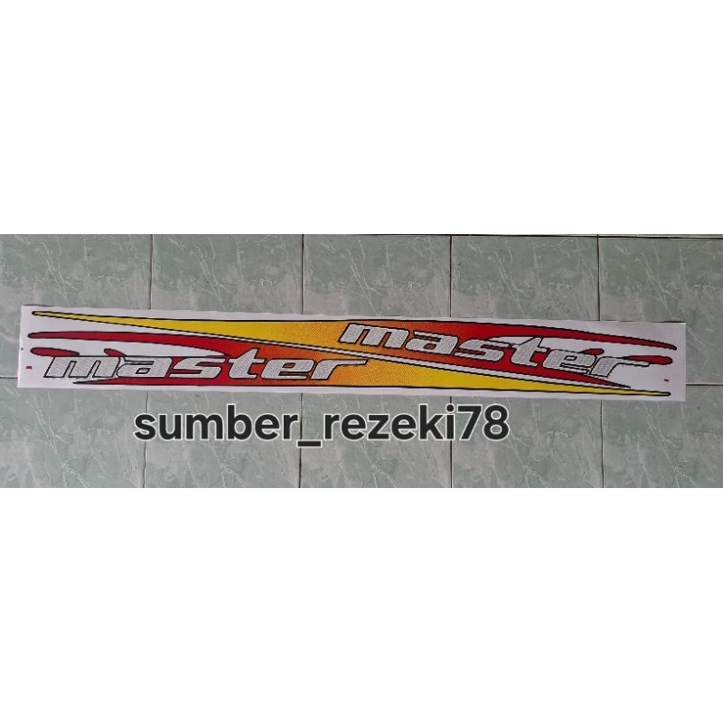 Jual stiker sticker master pick up/stiker zebra master pick up/stiker ...