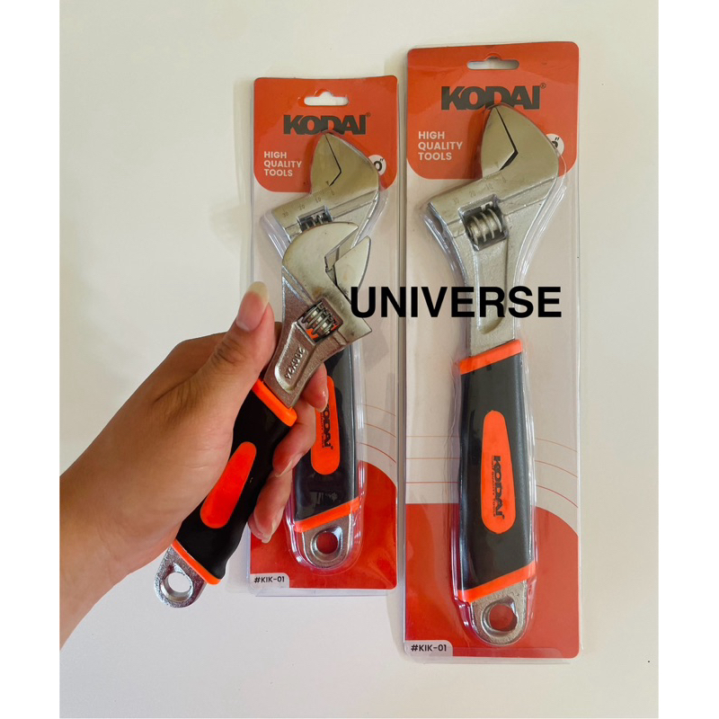 Jual Grosir (12 pcs) Kunci inggris Adjustable wrench baut gagang karet ...