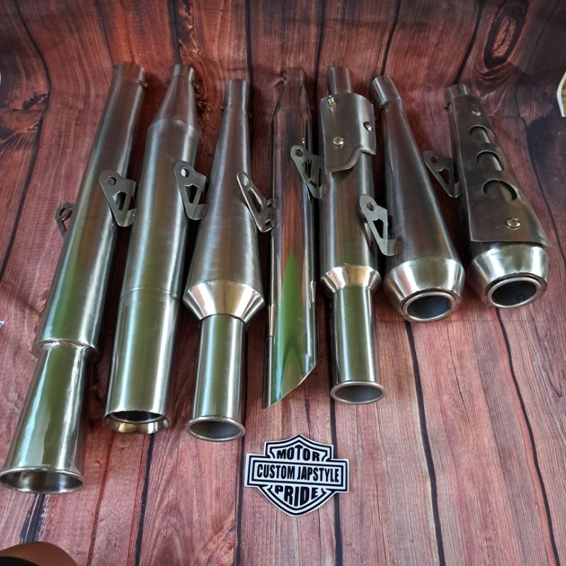 Jual Silincer Knalpot stenis Jastyle Custom Byson Thunder Scorpio Verza ...