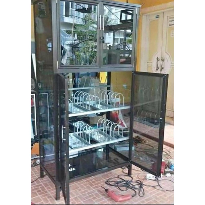 Jual Lemari Rak Piring 2 Pintu | Shopee Indonesia