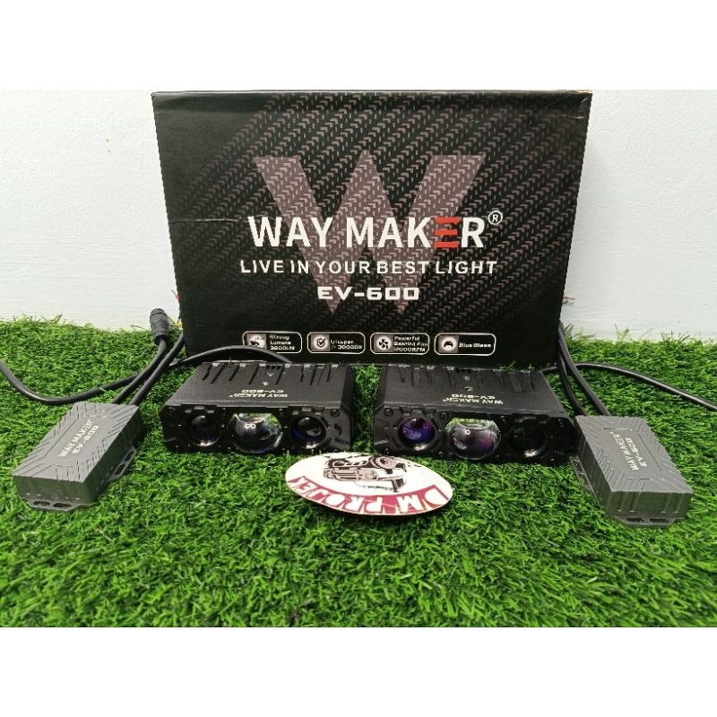 Jual mini laser ups way maker ev 600 projie 3 mata 75 wat blue lens putih-kuning putih-putih ...