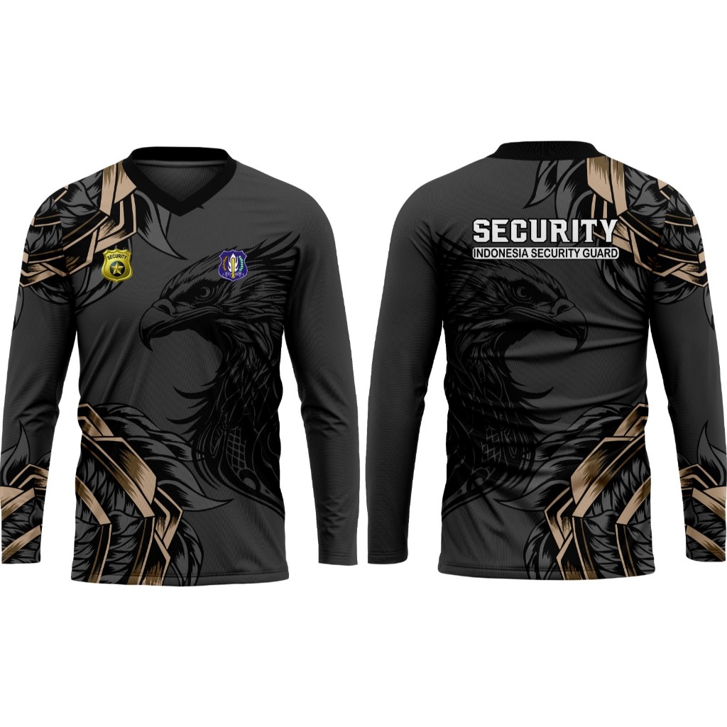 Jual JERSEY SECURITY TERBARU 2025 FULLPRINTING BISA CUSTOM NAMA//KAOS ...