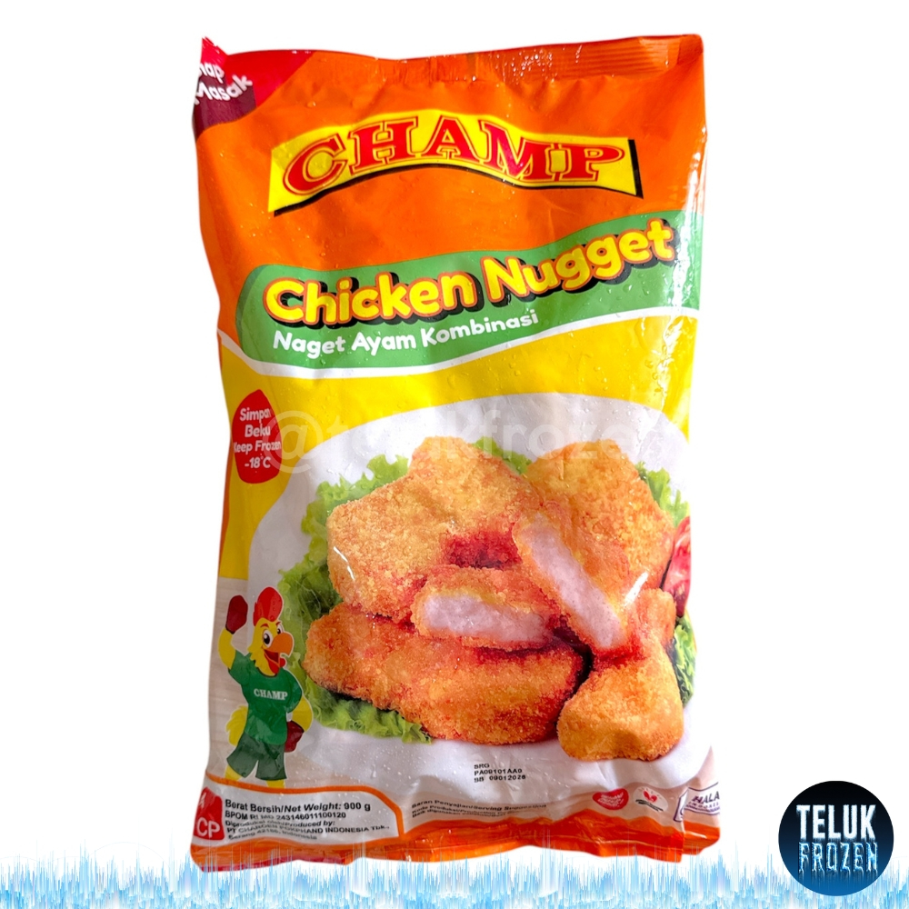 Jual Champ chicken nugget 900gr / nuget ayam halal / naget daging ...