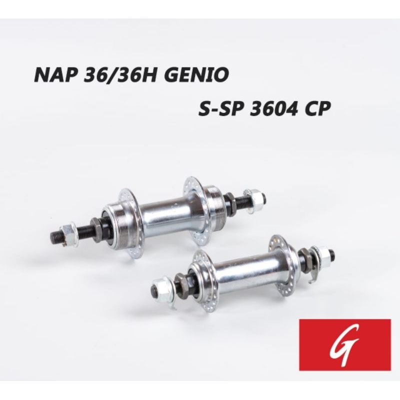 Jual Hub Nap Sepeda 36H Genio Silver | Shopee Indonesia