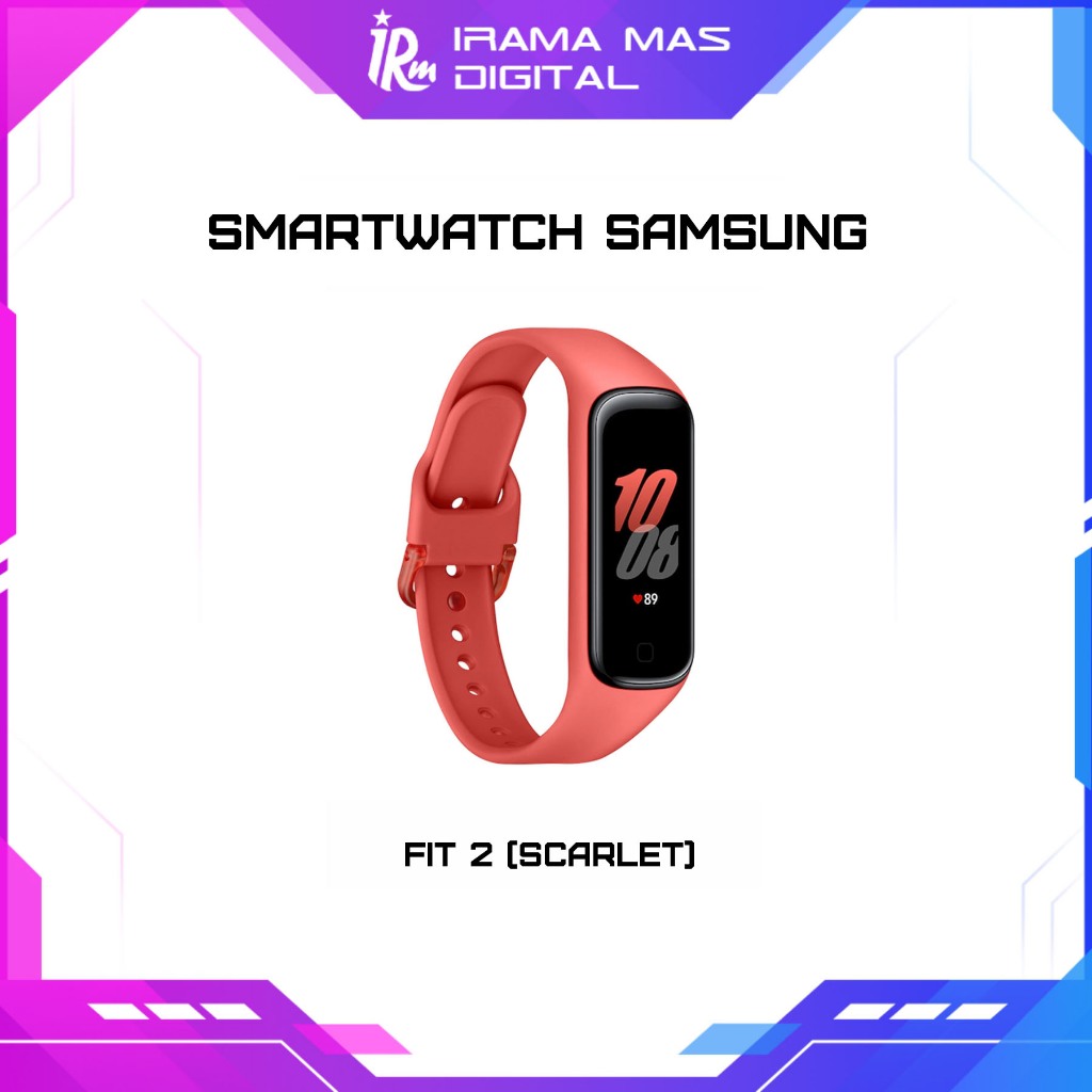 Jual Smartwatch Samsung Fit 2 (Scarlet) | Shopee Indonesia