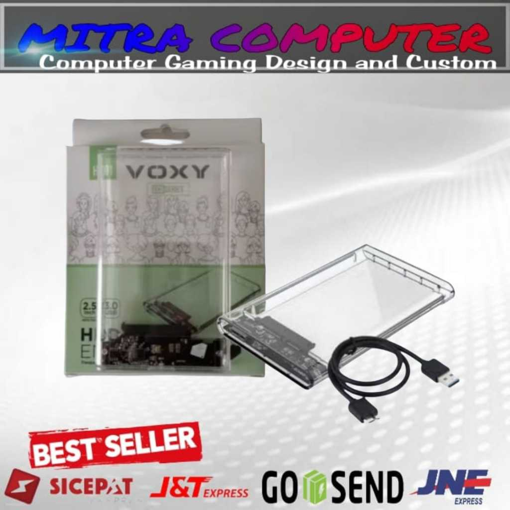 Jual VOXY H301 HDD CASE USB 3.0 CASING HARDISK EXTERNAL 2,5" TRANSPARANT | Shopee Indonesia