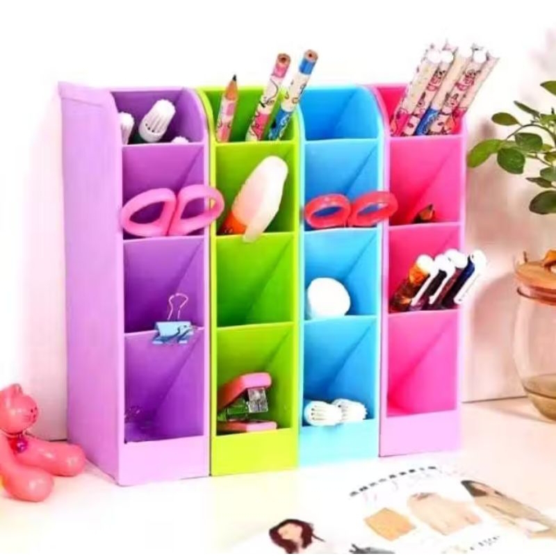 Jual Holder pen rak pulpen pensil/lipstik 4 tingkat multifungsi Desk ...