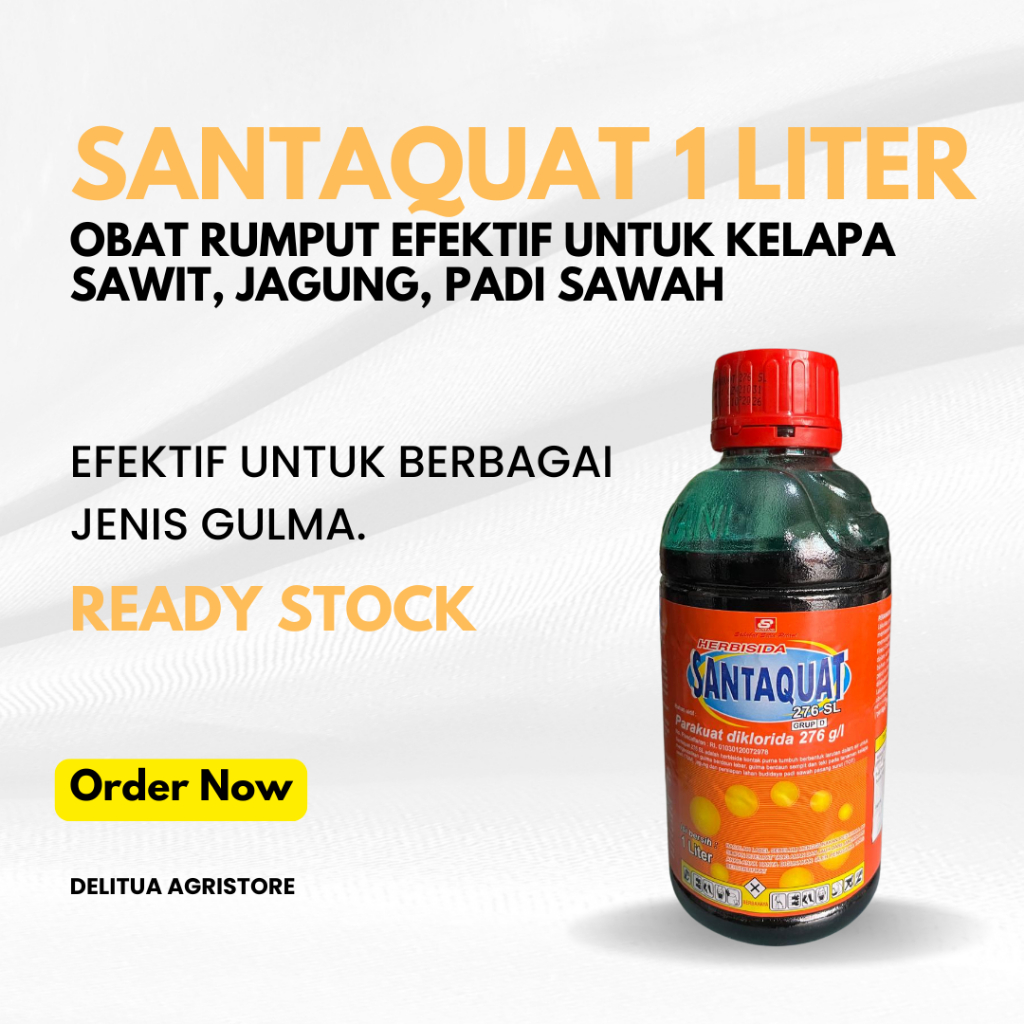 Jual Herbisida Santaquat 276 SL 1L - Obat Rumput Efektif untuk Kelapa ...