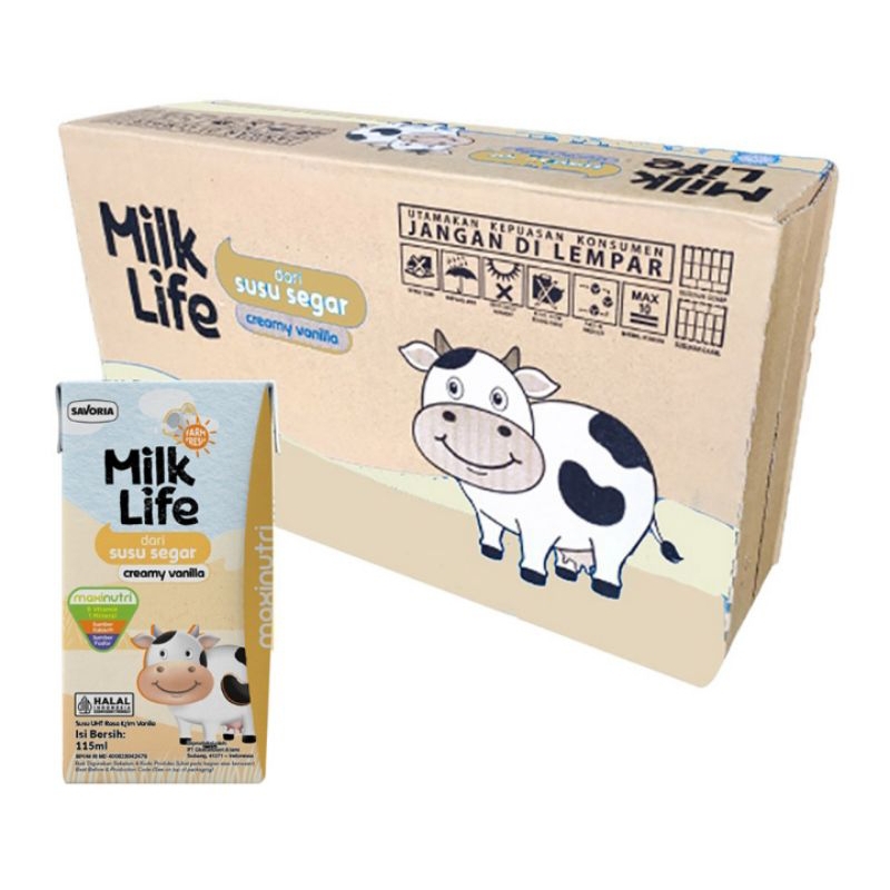 Jual Milk life susu UHT 40 x 115 ml | Shopee Indonesia