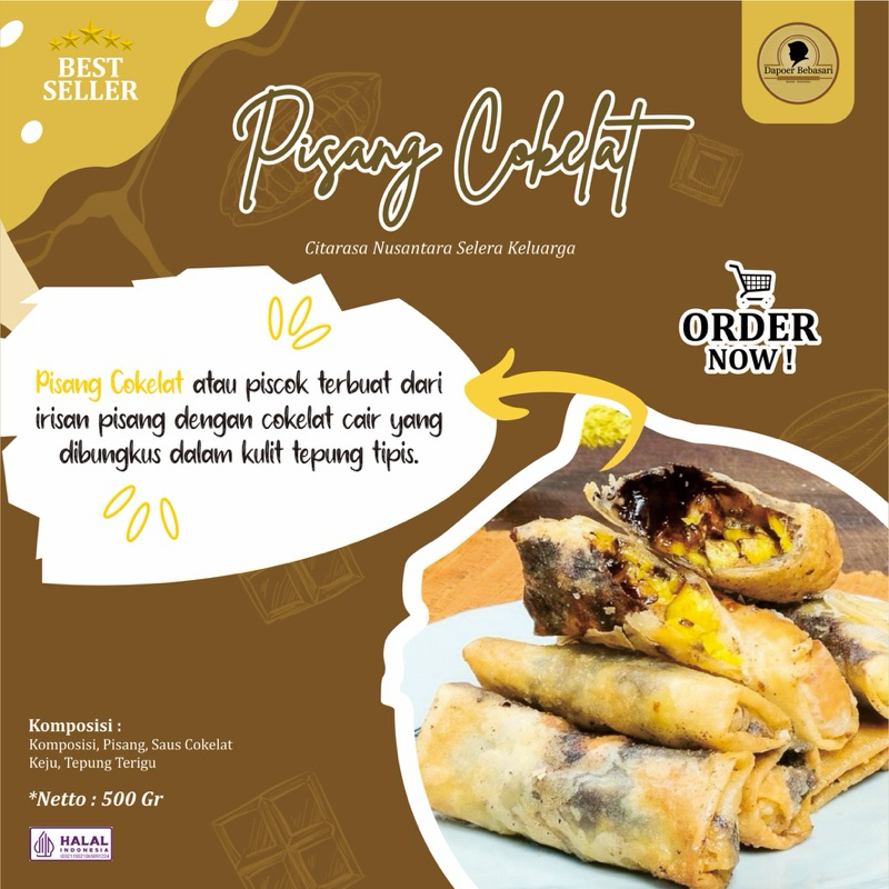 Jual Piscok / Pisang Cokelat Keju - 6 pcs (Frozen) | Shopee Indonesia