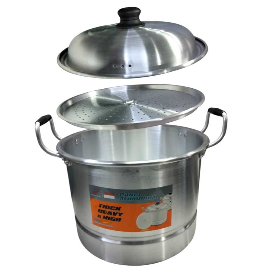 Jual Panci Dandang Kukus Aluminium Besar Anti Lengket 24/26/28/30cm ...