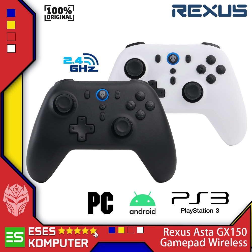 Jual Gamepad Rexus PRO Gaming ASTA GX150 Wireless | Joystick Controller ...