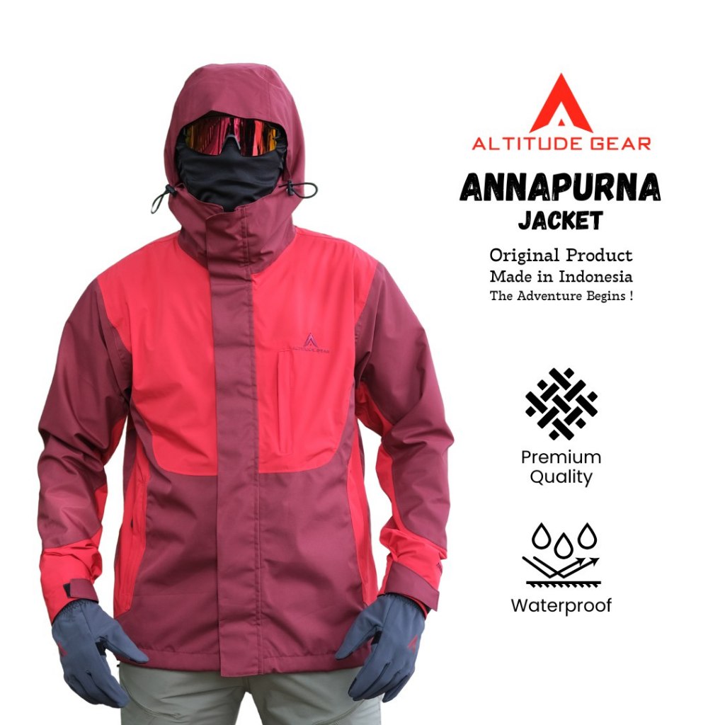 Jual Altitude Gear Annapurna Jaket Gunung Outdoor Pria Wanita Double ...