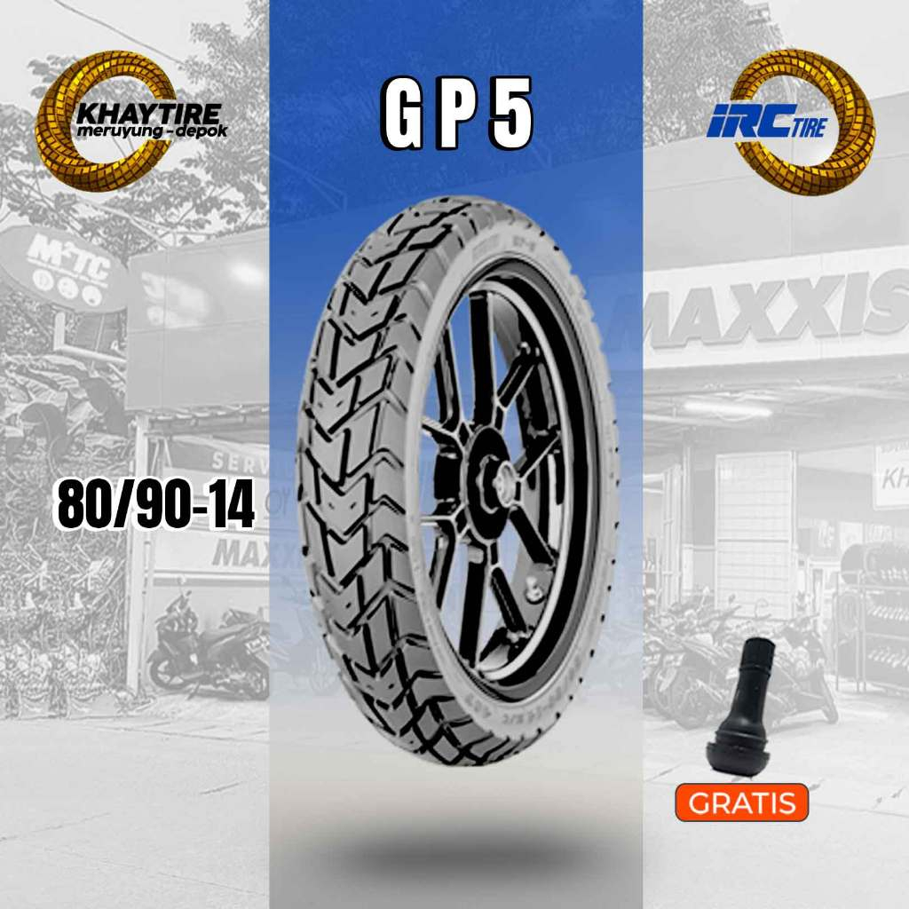 Jual Ban Motor Matic IRC GP5 80/90 Ring 14 Tubeless | Shopee Indonesia