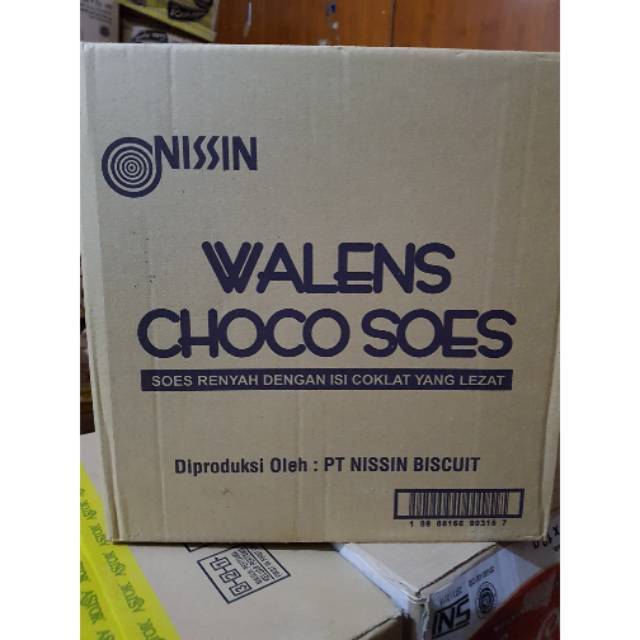 Jual WALENS CHOCO SOES 100GR DUS ( 30 PCS ) | Shopee Indonesia