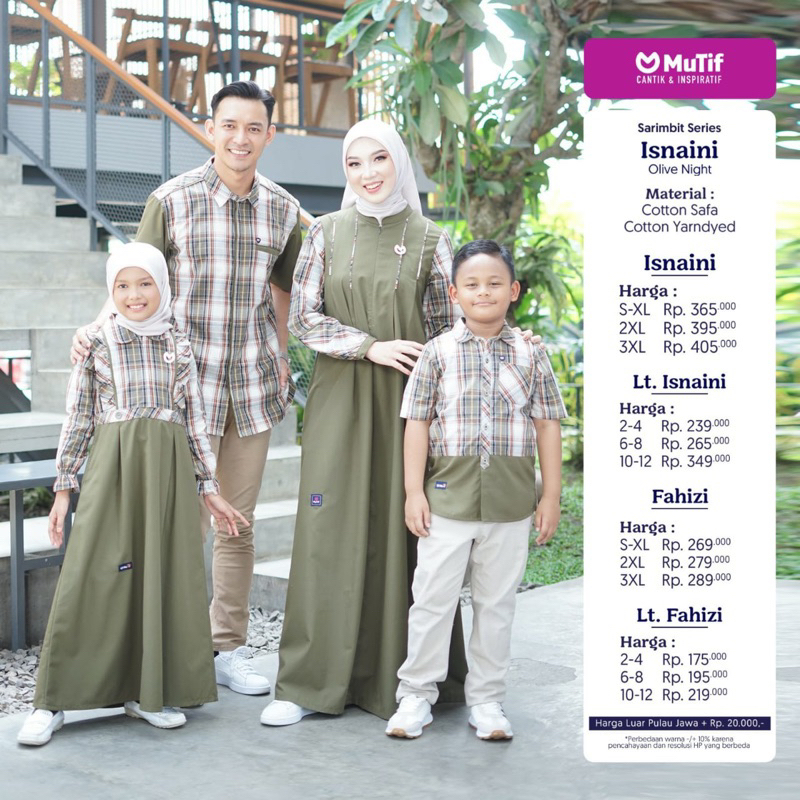 Jual Sarimbit mutif isnaini sarimbit mutif | Shopee Indonesia