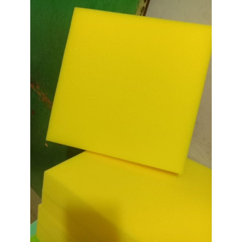 Jual busa alas duduk ukuran 40x40x5cm busa kuning | Shopee Indonesia