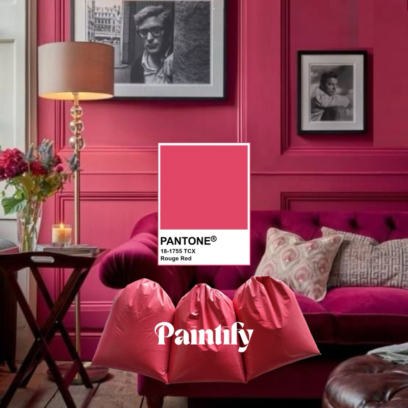 Jual Cat Tembok Kiloan Warna Pink Tua by Paintify | Shopee Indonesia