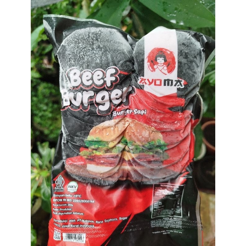 Jual Ayoma Daging Burger Sapi Mini (Isi 20pcs) Kemasan 280gram | Shopee ...
