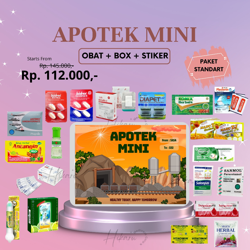 Jual Paket Apotek Mini & P3K Mudik Lengkap | Mudik Keluarga & LDR ...