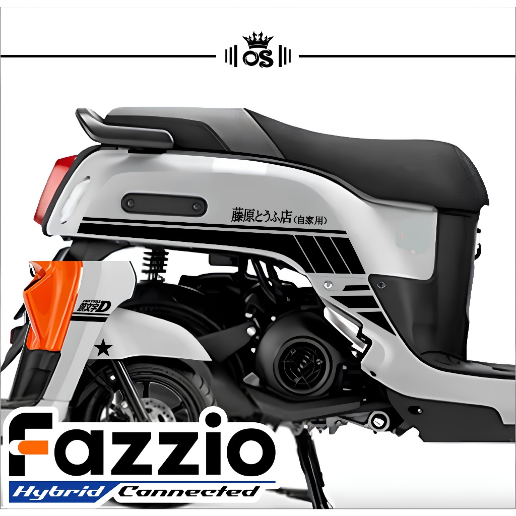Jual STIKER CUTTING FAZZIO / MTF 52 / STRIPING FAZZIO / STICKER YAMAHA ...