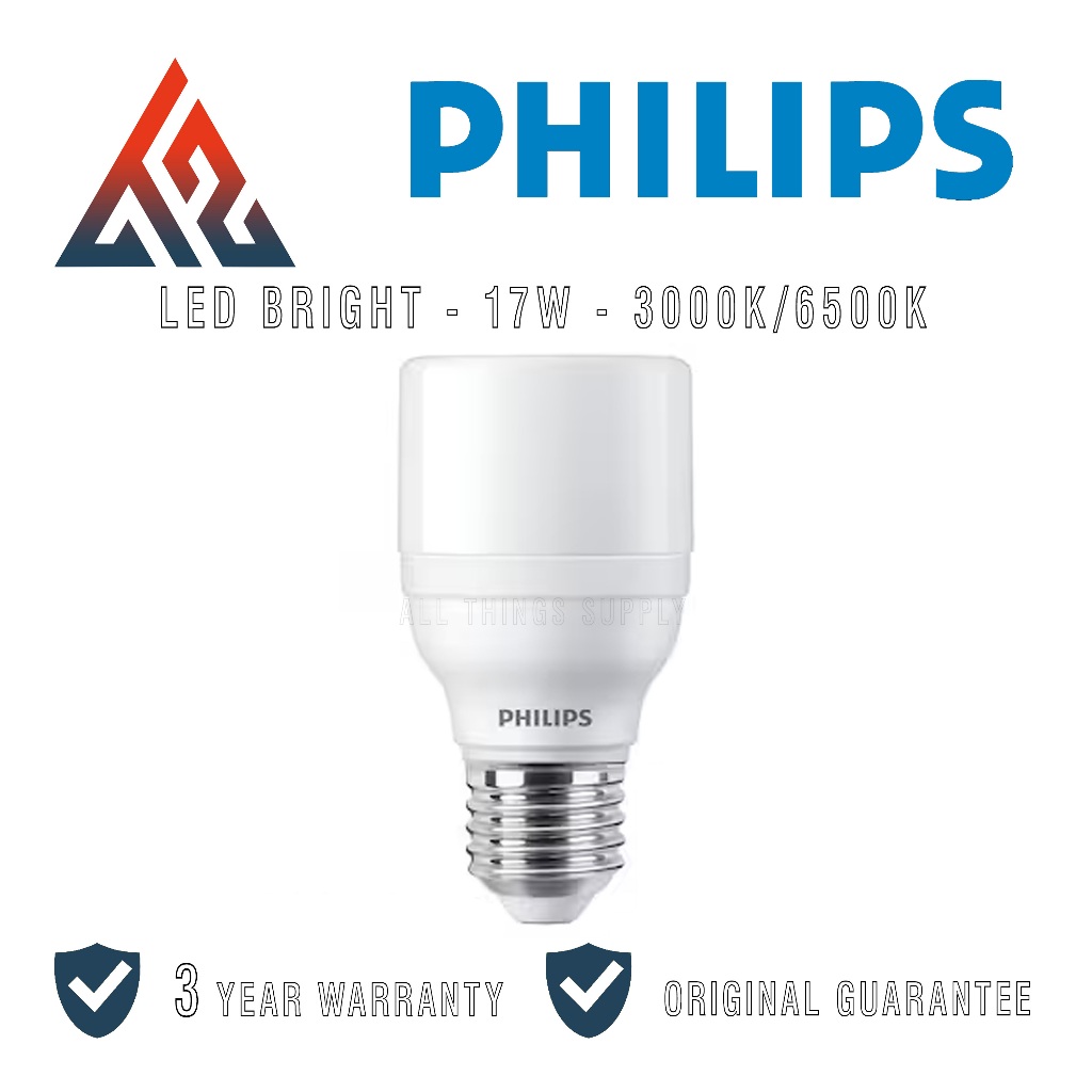 Jual Philips MyCare LED Bright Lampu Bohlam LED Bulb 17 Watt Putih / Kuning E27 Satuan - 17W 17 ...