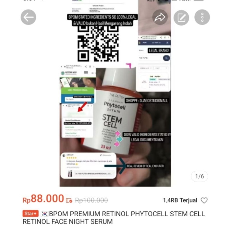 Jual PHYTOCELL RETINOL AMPOULE SERUM 23Ml | Shopee Indonesia