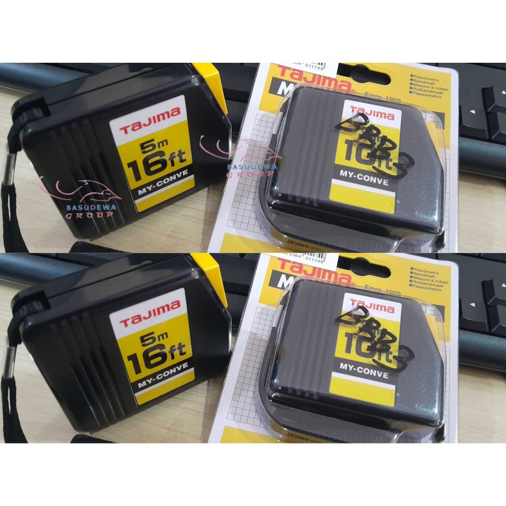 Jual TAJIMA METERAN 5 METER MEASURING TYPE FT 16/ METERAN ROLL 5 METER ...