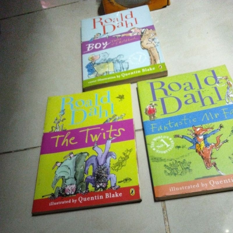 Jual Roald Dahl The Twits,Fantastic Mr Fox,Boy | Shopee Indonesia