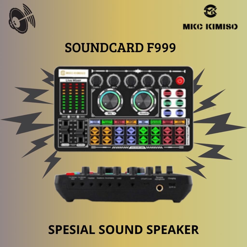 Jual SOUND CARD MIXER F999 LIVE WIRELESS FOR PC HP WARNA RANDOM ...
