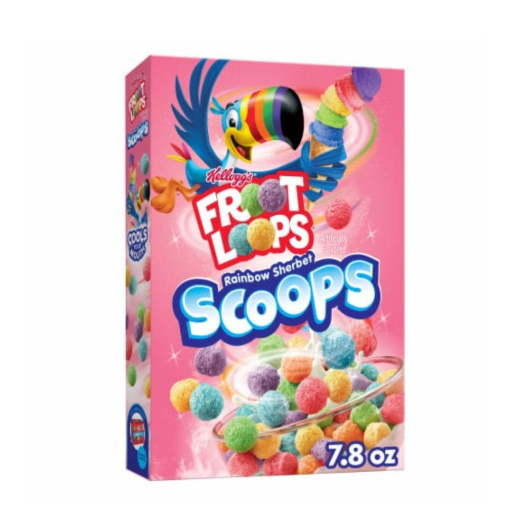 Jual Kelloggs Froot Loops Scoops Cereal Import Sereal Sarapan 224 gram ...
