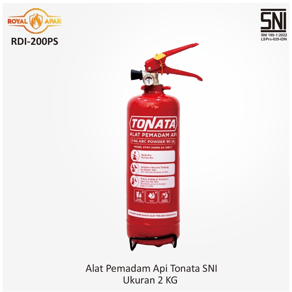 Jual Alat Pemadam Api Tonata SNI / APAR ABC Powder 2 kg | Shopee Indonesia