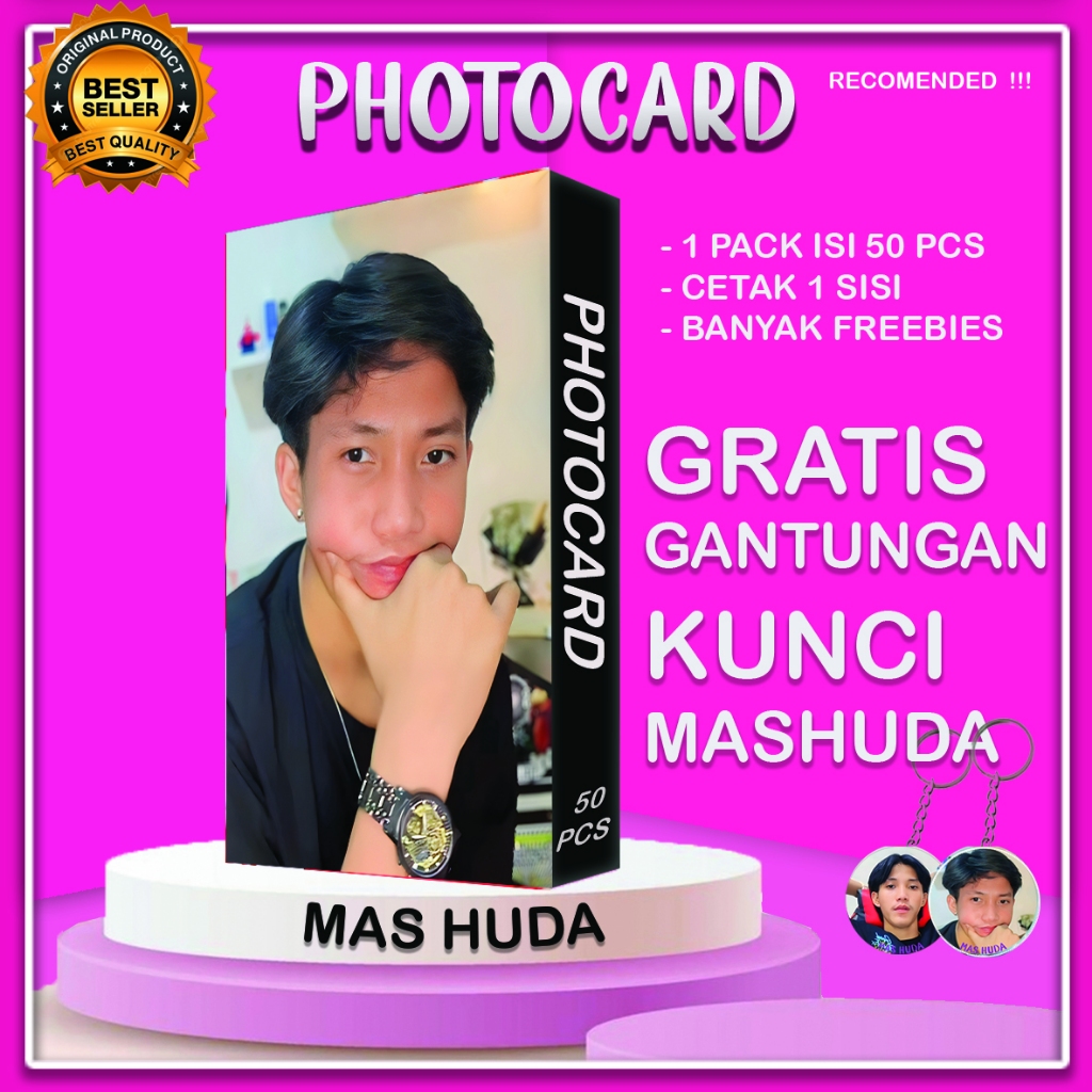 Jual PREMIUM 50 PCS Photocard MAS HUDA KELUARGA METAL | Shopee Indonesia