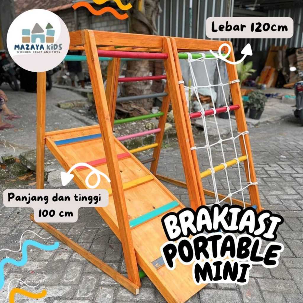 Jual Mazaya Kids - Mainan Anak Perosotan Murah dari Kayu Brakiasi Mini ...