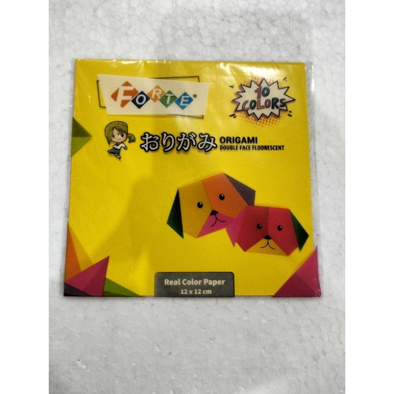 Jual KERTAS ORIGAMI 12X12 20lembar MERK FORTE KERTAS ORIGAMI KERTAS ...