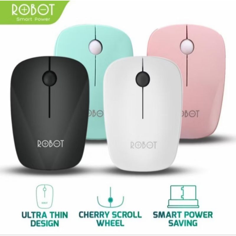 Jual ROBOT M220 Mouse Wireless Original dan bergaransi | Shopee Indonesia