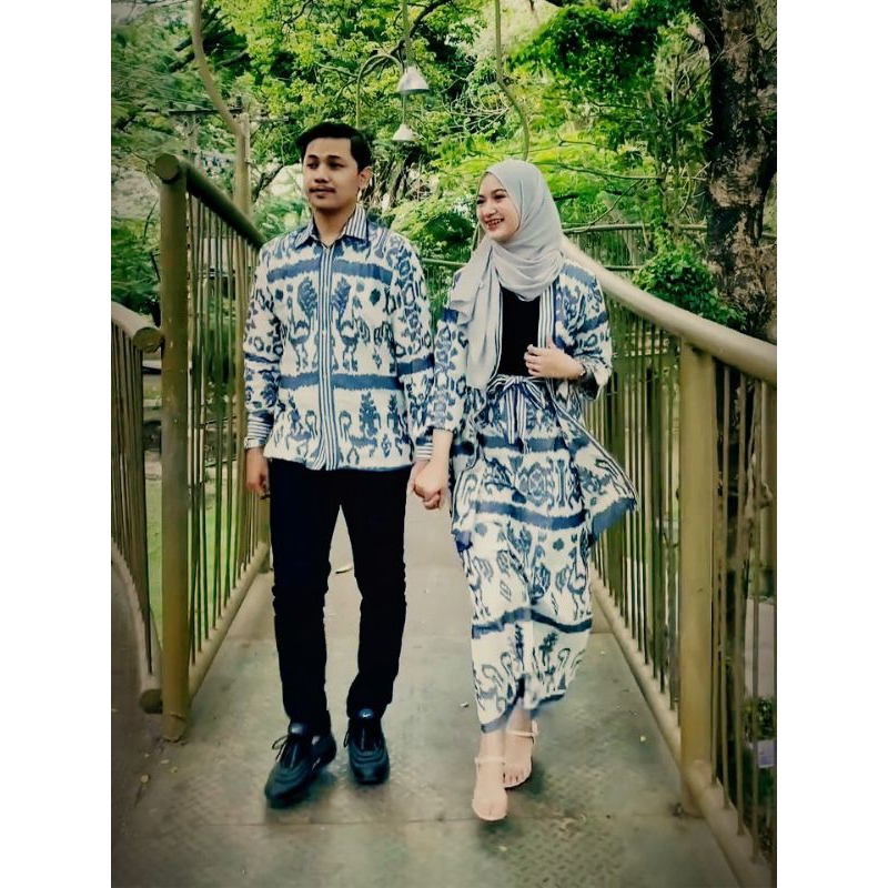 Jual neisya collection - baju tenun ethnik kemeja pria slimfit dan ...