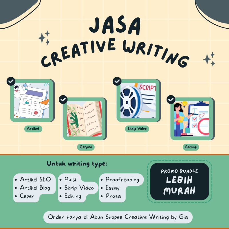 Jual Jasa Penulisan Skrip Video Profesional – Konten Kreatif untuk ...