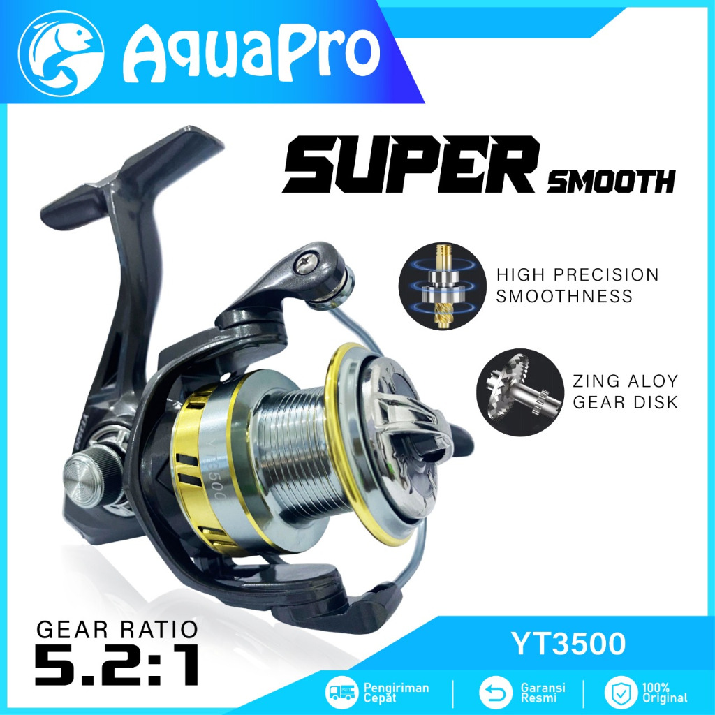 Jual Reel Pancing Spinning Series YT3500 Gulungan Pancing Putar Ultra 9 ...