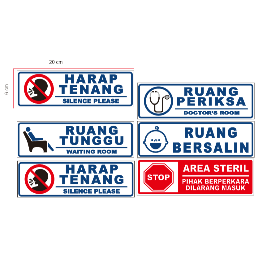 Jual STIKER UNTUK RUMAH SAKIT/ PUSKESMAS | Shopee Indonesia