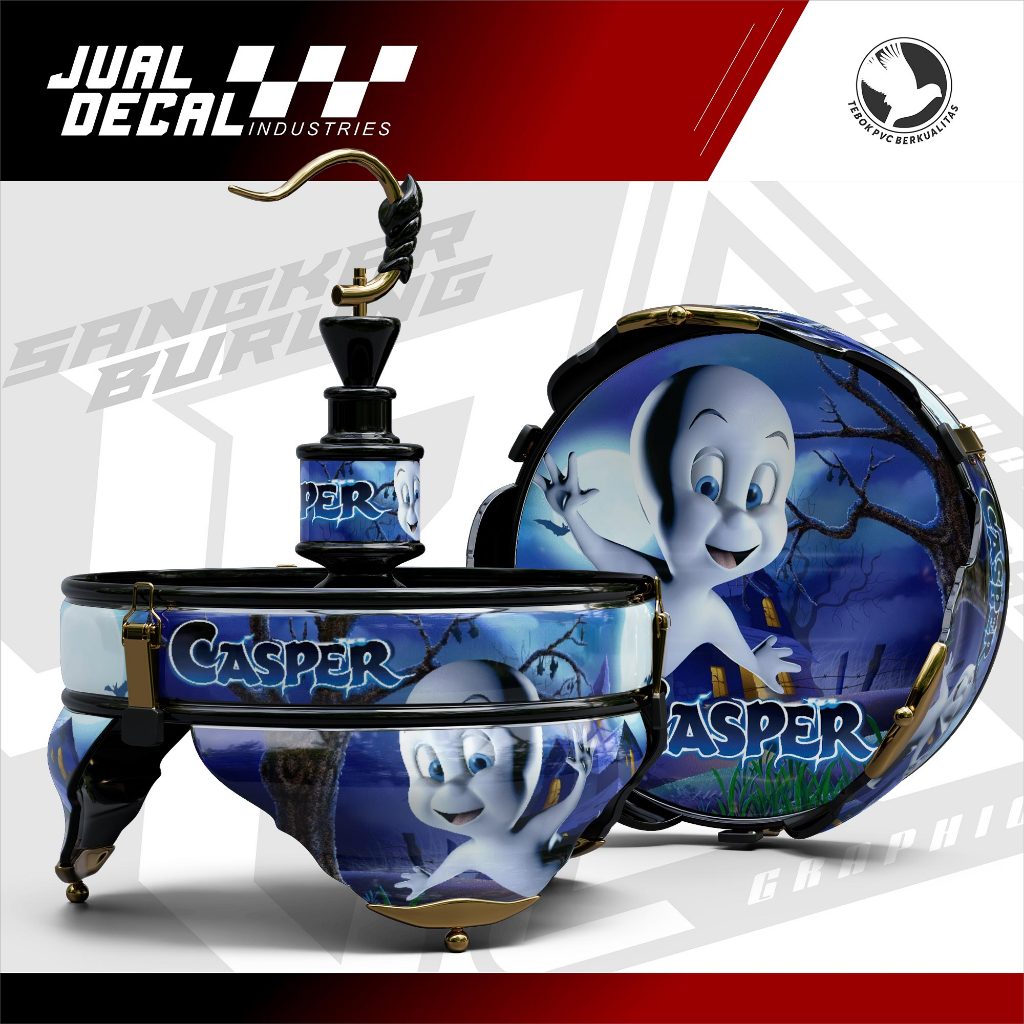 Jual Stiker Sangkar Lovebird Batman Pleci Helopet CASPER Decal Tebok ...