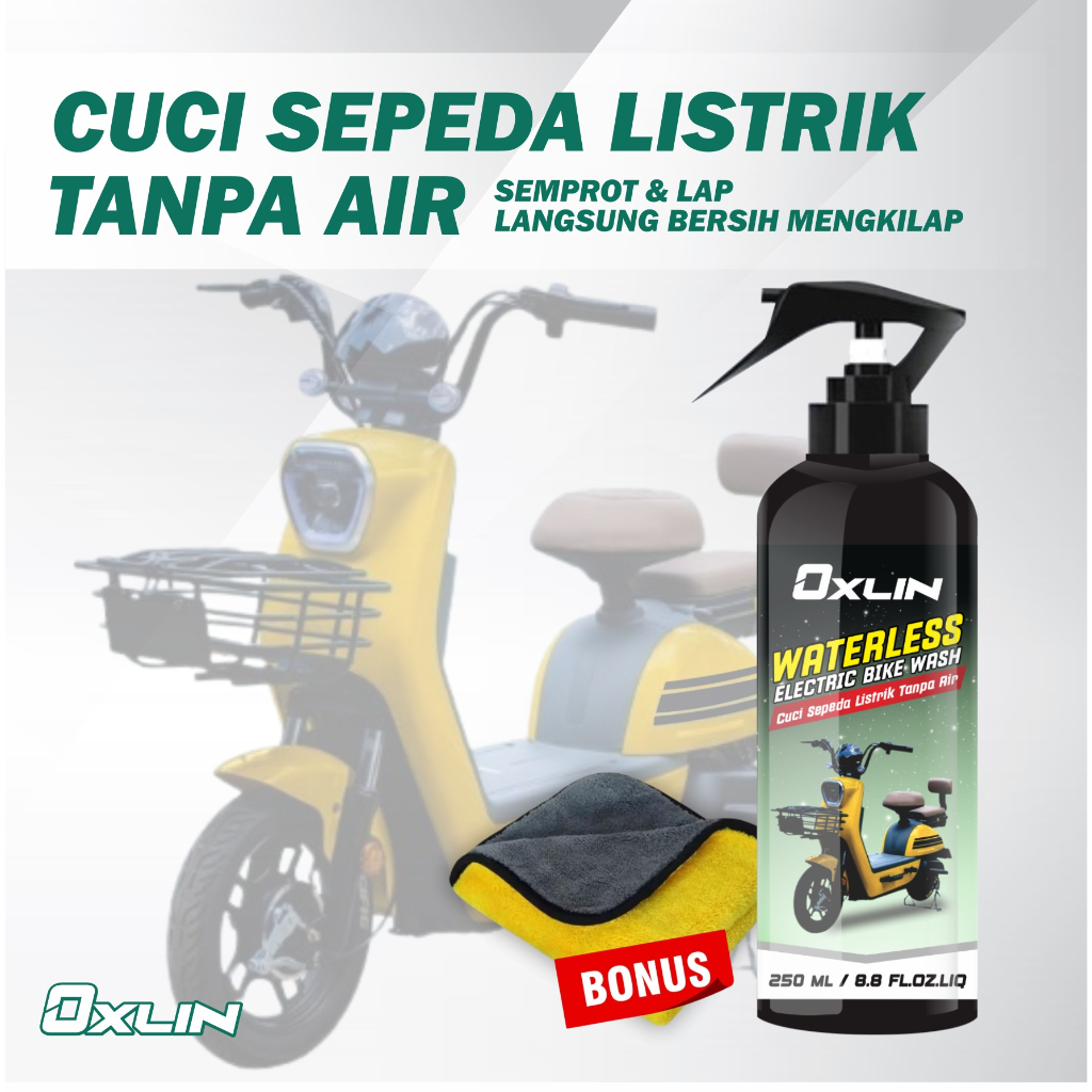 Jual Sepeda Listrik Oxlin Waterless Electric Bike Wash Cuci Sepeda ...