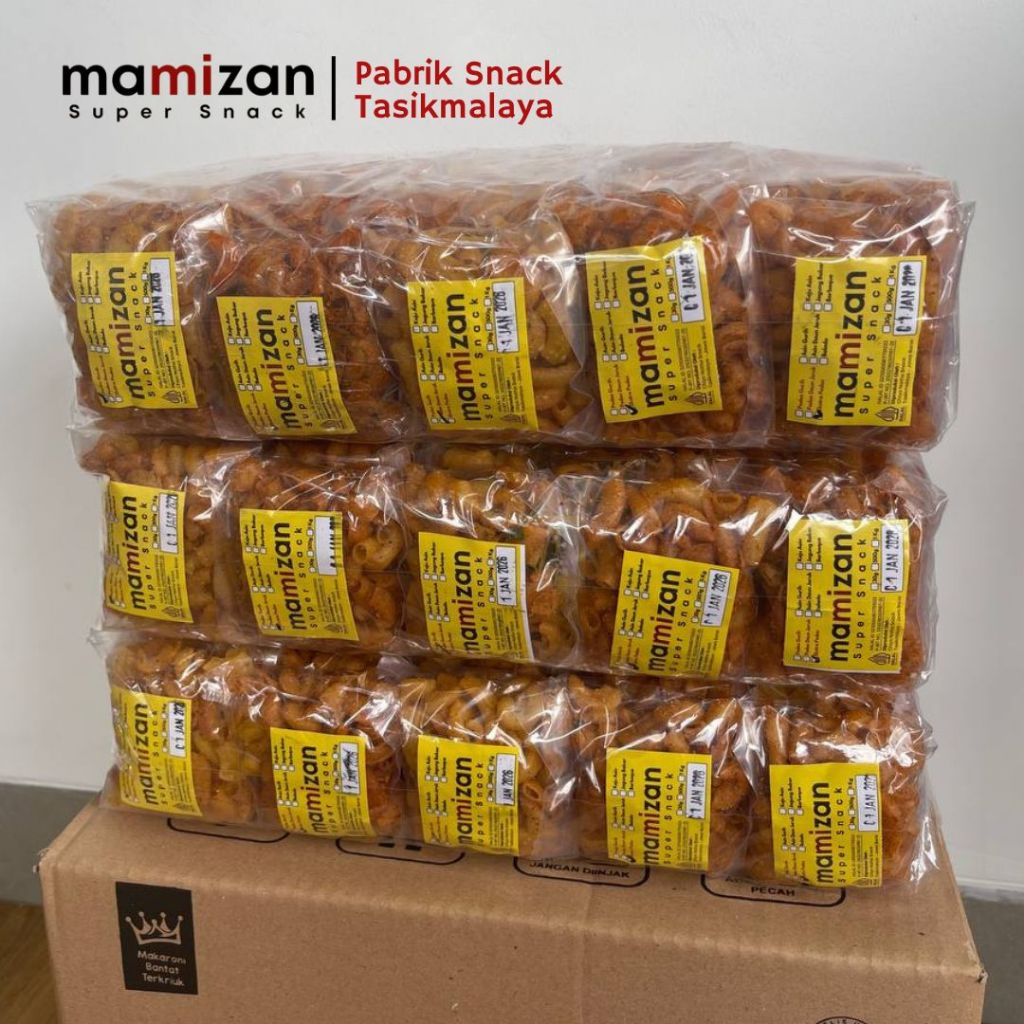 Jual Makaroni Kriuk Pack isi 30 Mamizan Snack | Shopee Indonesia
