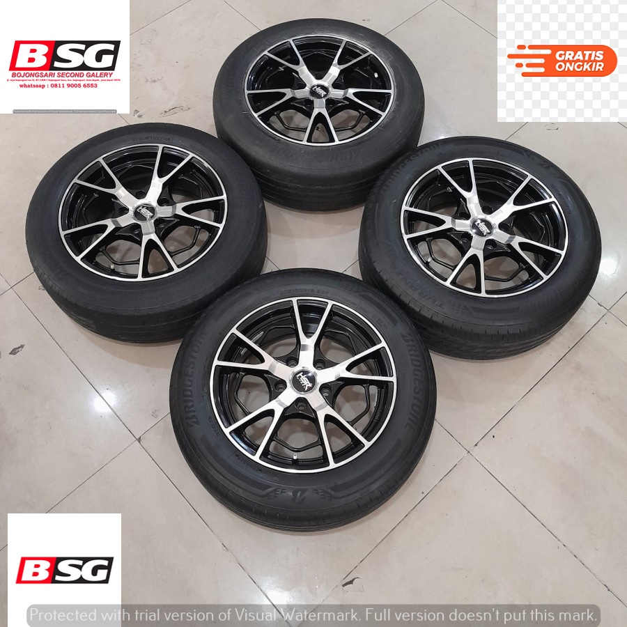 Jual Velg Bekas Racing Hsr Ring 16 Baut 5x114,3 Cocok Buat X-Over Innova X-Pander Hrv Dll ...