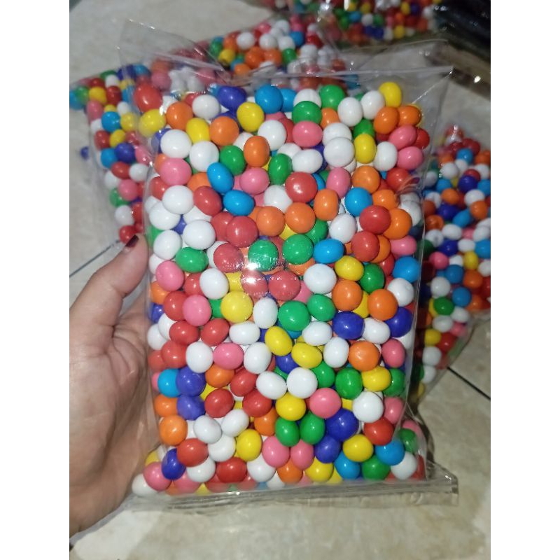 Jual Permen Bola Pelangi (isi biscuit) | Shopee Indonesia