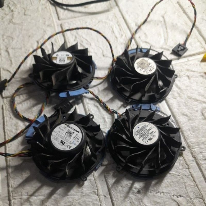Jual LOT 4PCS FAN EX CPU 12V AMPER RANDOM 4WIRE/KABEL KONDISI NORMAL ...