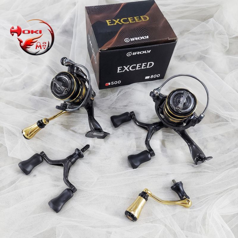 Jual Reel IROLY Exceed 2025 Power Handle / double handle carbon ...