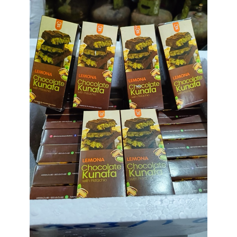 Jual coklat dubai pistachio kunafa 100% | Shopee Indonesia